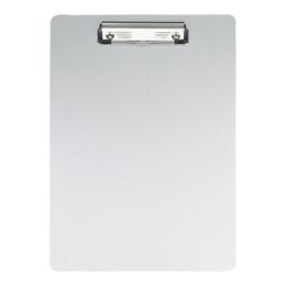 Maul Schreibplatte, Aluminium, mit B&uuml;gelklemme, VE 2 Stk, LxBxT 319 x 230 x 14 mm
