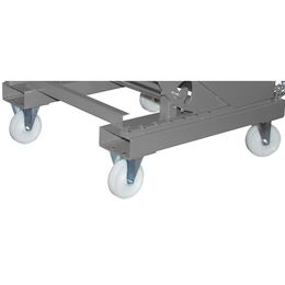 eurokraft pro Radausstattung, 2 Lenk- und 2 Bockrollen, Tragf&auml;higkeit 350 kg/Rolle