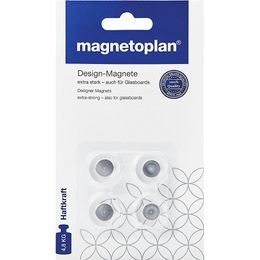 MAGNETOPLAN Design-Magnet, für Glasboards, VE 12 Stk, Ø 20 mm, transparent