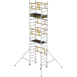 MUNK Ein-Personen-Gerüst FLEXXTOWER, Arbeitshöhe 6 m, Plattform-L x B 1,20 x 0,60 m