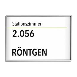 T&uuml;rschild, DIN A6 quer, HxB 150,5 x 212,5 mm, verkehrswei&szlig; kaiserkraft