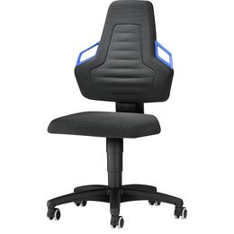bimos Arbeitsdrehstuhl, mit Handgriff, mit Rollen, Supertec