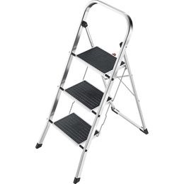 Hailo Klapptritt K70 StandardLine, Aluminium-Gestell, Tragf&auml;higkeit 150 kg, 3 Stufen, Tritth&ouml;he 690 mm