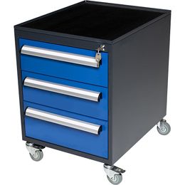 eurokraft basic Schubladen-Fahrschrank, f&uuml;r Arbeitstisch-System WT, 3 Schubladen (150/150/180 mm)