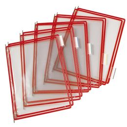 Tarifold Klarsichttafel, VE 10 Stk, f&uuml;r DIN A4, rot, ab 3 VE
