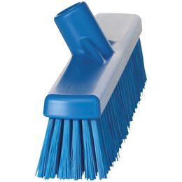 vikan Besen, Breite 410 mm, weich / hart, VE 10 Stk, blau