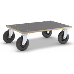 Wagner Transportroller MaxiGRIP, rechteckig, mit FSC&reg;-Zertifizierung, LxBxH 780 x 590 x 265 mm, Tragf&auml;higkeit 750 kg