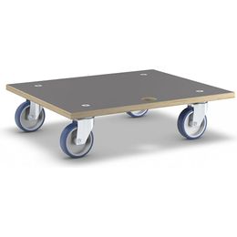Wagner Transportroller MaxiGRIP, rechteckig, mit FSC&reg;-Zertifizierung, LxBxH 590 x 490 x 150 mm, Tragf&auml;higkeit 500 kg