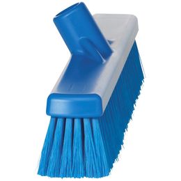 vikan Besen, Breite 410 mm, weich, VE 10 Stk, blau