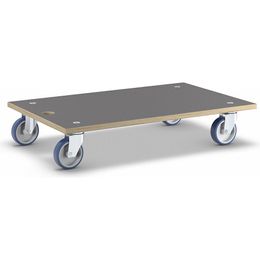 Wagner Transportroller MaxiGRIP, rechteckig, mit FSC&reg;-Zertifizierung, LxBxH 780 x 490 x 150 mm, Tragf&auml;higkeit 500 kg
