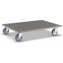 Wagner Transportroller MaxiGRIP, rechteckig, mit FSC&reg;-Zertifizierung, LxBxH 780 x 590 x 150 mm, Tragf&auml;higkeit 500 kg