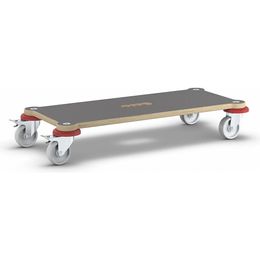 Wagner Transportroller MaxiGRIP, rechteckig, mit FSC&reg;-Zertifizierung, LxBxH 710 x 310 x 123 mm, Tragf&auml;higkeit 200 kg