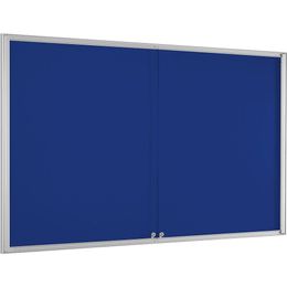 Schaukasten BASIC, f&uuml;r 21 x DIN A4, enzianblau kaiserkraft