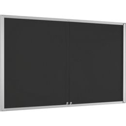 Schaukasten BASIC, f&uuml;r 21 x DIN A4, anthrazit kaiserkraft