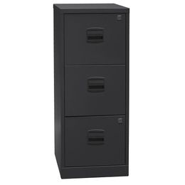 Bisley H&auml;ngeregistraturschrank PFA, 3 Sch&uuml;be, schwarz