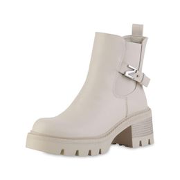 VAN HILL Klassische Stiefeletten Kelly in Beige | Gr.: 39