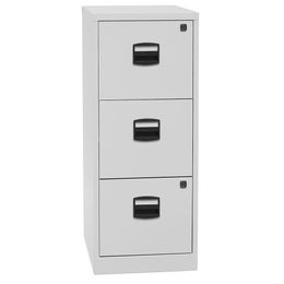 Bisley H&auml;ngeregistraturschrank PFA, 3 Sch&uuml;be, lichtgrau