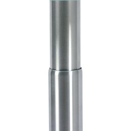 Beistelltisch, h&ouml;henverstellbar, &Oslash; 495 mm, H&ouml;he 485 - 650 mm, Glasplatte klar kaiserkraft