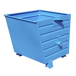 eurokraft pro Kippbeh&auml;lter, stapelbar, Volumen 0,55 m&sup3;, blau RAL 5010