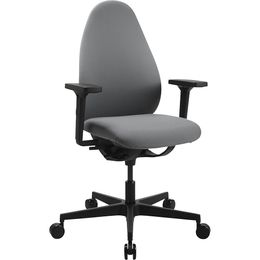 Topstar B&uuml;rostuhl Soft Sitness Art G, Synchronmechanik, mit Armlehnen, grau