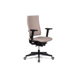 Bürostuhl Bianca, Synchronmechanik, beige/schwarz kaiserkraft