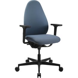 Topstar B&uuml;rostuhl Soft Sitness Art G, Synchronmechanik, mit Armlehnen, petrol