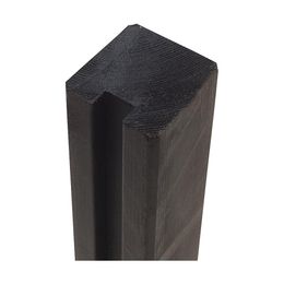 Profilpfosten, 1 Spur, Höhe 2680 mm, schwarz kaiserkraft