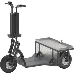 Elektro Transportroller PRO, 2 x 800 W, mit 2-Rad-Antrieb, schwarz kaiserkraft