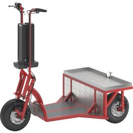 Elektro Transportroller PRO, 2 x 800 W, mit 2-Rad-Antrieb, rot kaiserkraft