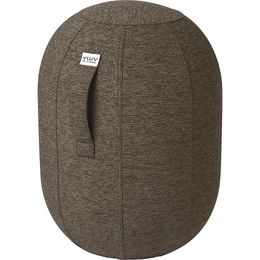 VLUV KAPSUL STOV Balancehocker M, Sitzhöhe 480 - 520 mm, Polyester, greige kaiserkraft