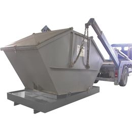 eurokraft pro Auffangwanne für Absetzcontainer, für Absetzcontainer, Auffangvolumen 850 l, grau