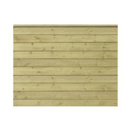 PLUS Klink Profilzaun, Holz, BxH 1740 x 1290 mm, natur kaiserkraft