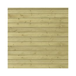 PLUS Klink Profilzaun, Holz, BxH 1740 x 1660 mm, natur kaiserkraft
