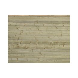 PLUS Plank Profilzaun, Holz, BxH 1740 x 1290 mm, natur kaiserkraft