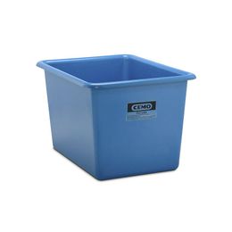 CEMO Großbehälter aus GfK, Inhalt 700 l, LxBxH 1320 x 970 x 800 mm, blau