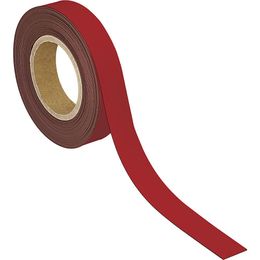 Maul Kennzeichnungsband, magnethaftend, LxB 10000 x 30 mm, VE 2 Stk, rot