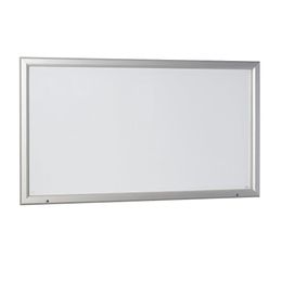 eurokraft pro Schaukasten, Alu-Rahmen, f&uuml;r Innen- und Au&szlig;enbereich, mit Horizontalschwenkt&uuml;r, Au&szlig;en-BxH 1905 x 1067 mm, Kapazit&auml;t 24 DIN A4-Blatt