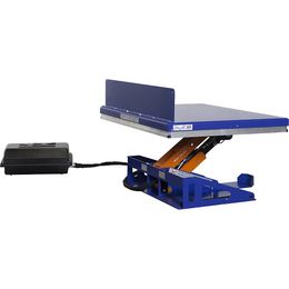 Edmolift Hub-Neigeger&auml;t, G-Plattform, Neigen &uuml;ber lange Seite, Breite 1300 mm, f&uuml;r St&uuml;tzrollenstapler