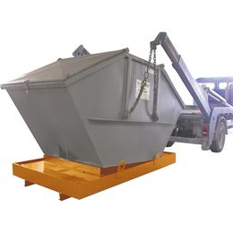 eurokraft pro Auffangwanne für Absetzcontainer, für Absetzcontainer, Auffangvolumen 850 l, orange
