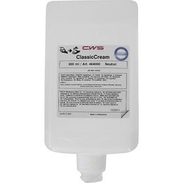 CWS Seifencreme Classic Cream, VE 12 Flaschen &agrave; 0,5 l, neutral, ohne Parf&uuml;m
