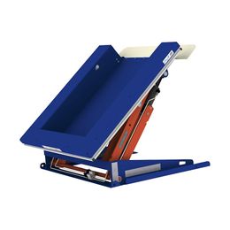 Edmolift Hub-Neigeger&auml;t, U-Plattform, Neigen &uuml;ber kurze Seite, Breite 850 mm, f&uuml;r Paletthubwagen