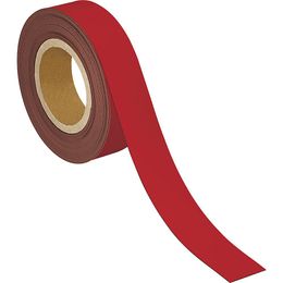 Maul Kennzeichnungsband, magnethaftend, LxB 10000 x 40 mm, VE 2 Stk, rot