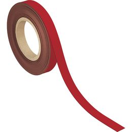 Maul Kennzeichnungsband, magnethaftend, LxB 10000 x 20 mm, VE 2 Stk, rot