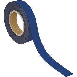 Maul Kennzeichnungsband, magnethaftend, LxB 10000 x 30 mm, VE 2 Stk, blau