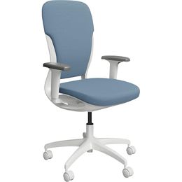 B&uuml;rostuhl MOTION, Polsterr&uuml;ckenlehne, wei&szlig;, hellblau kaiserkraft