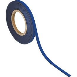 Maul Kennzeichnungsband, magnethaftend, LxB 10000 x 10 mm, VE 2 Stk, blau