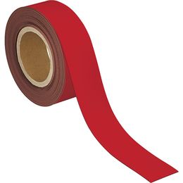 Maul Kennzeichnungsband, magnethaftend, LxB 10000 x 50 mm, VE 2 Stk, rot