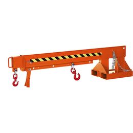 eurokraft pro Teleskoplader, teleskopierbar, Tragfähigkeit 650 - 3000 kg, orange lackiert
