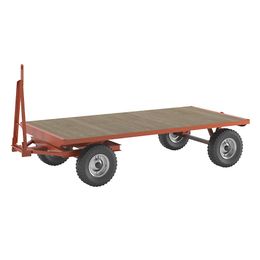 Schlepperanh&auml;nger, 2-Rad-Drehschemel-Lenkung, Tragf&auml;higkeit 5 t, Ladefl&auml;che 3,0 x 1,5 m, Luftreifen kaiserkraft