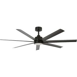 Deckenventilator Lucci air Atlanta, inkl. Fernbedienung und GX53 Leuchtmittel, schwarz kaiserkraft